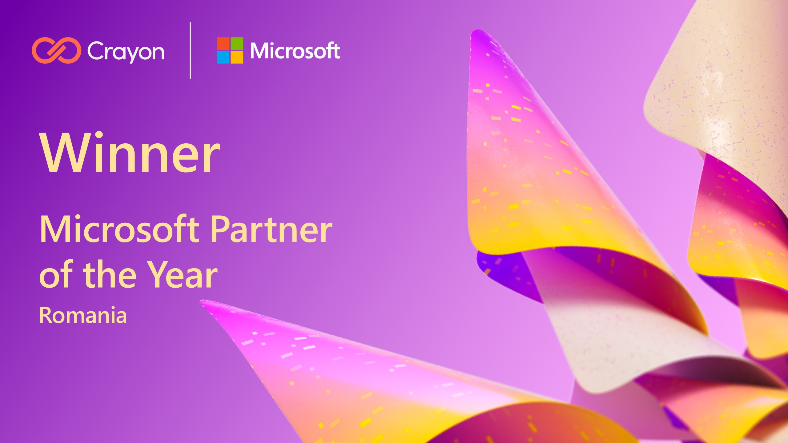 Crayon wins the 2022 Microsoft Romania Partner of the Year award - Crayon