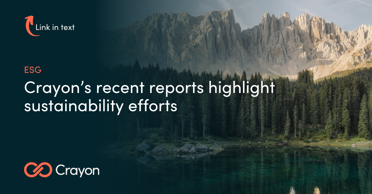 Crayon releases reports focused on ESG - Crayon