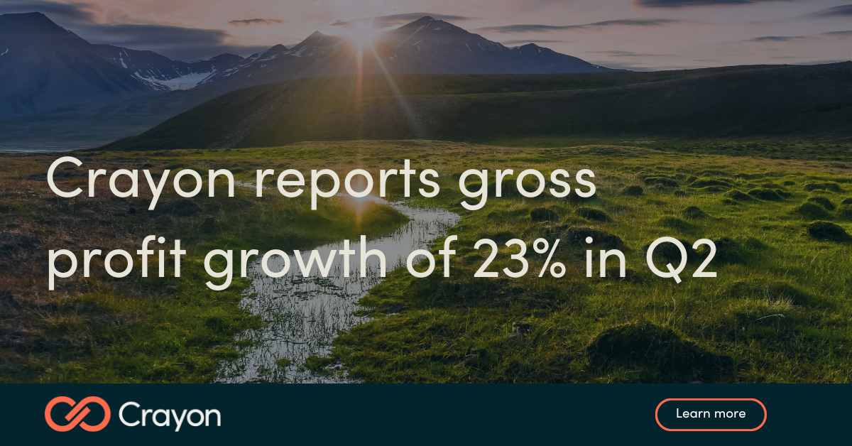 Crayon reports 23% gross profit in Q2 2023 - Crayon