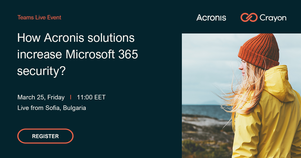 Live Webinar | How to strengthen Microsoft365 Security with Acronis ...