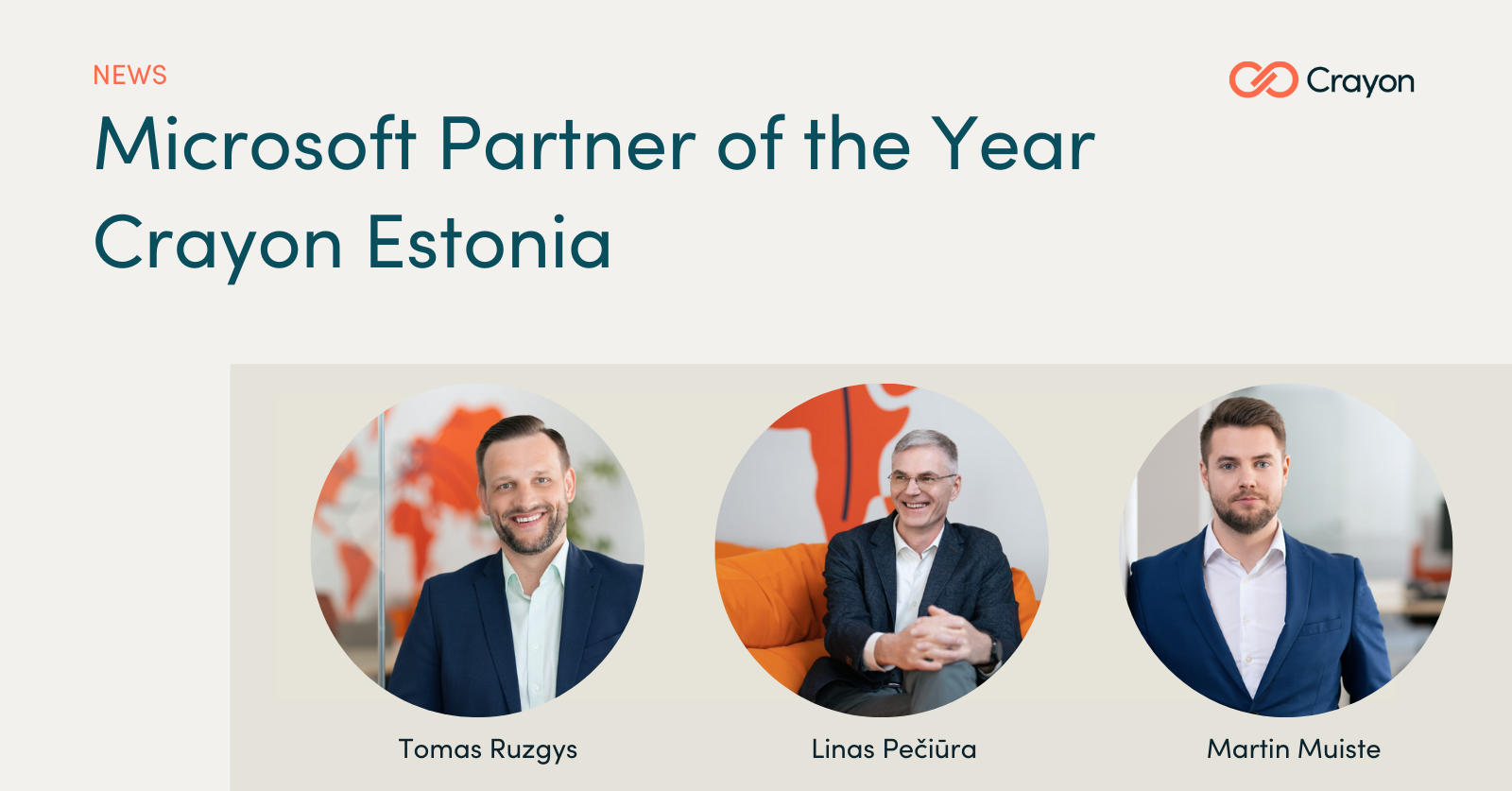 Crayon võitis Microsofti Aasta Partneri auhinna - Crayon