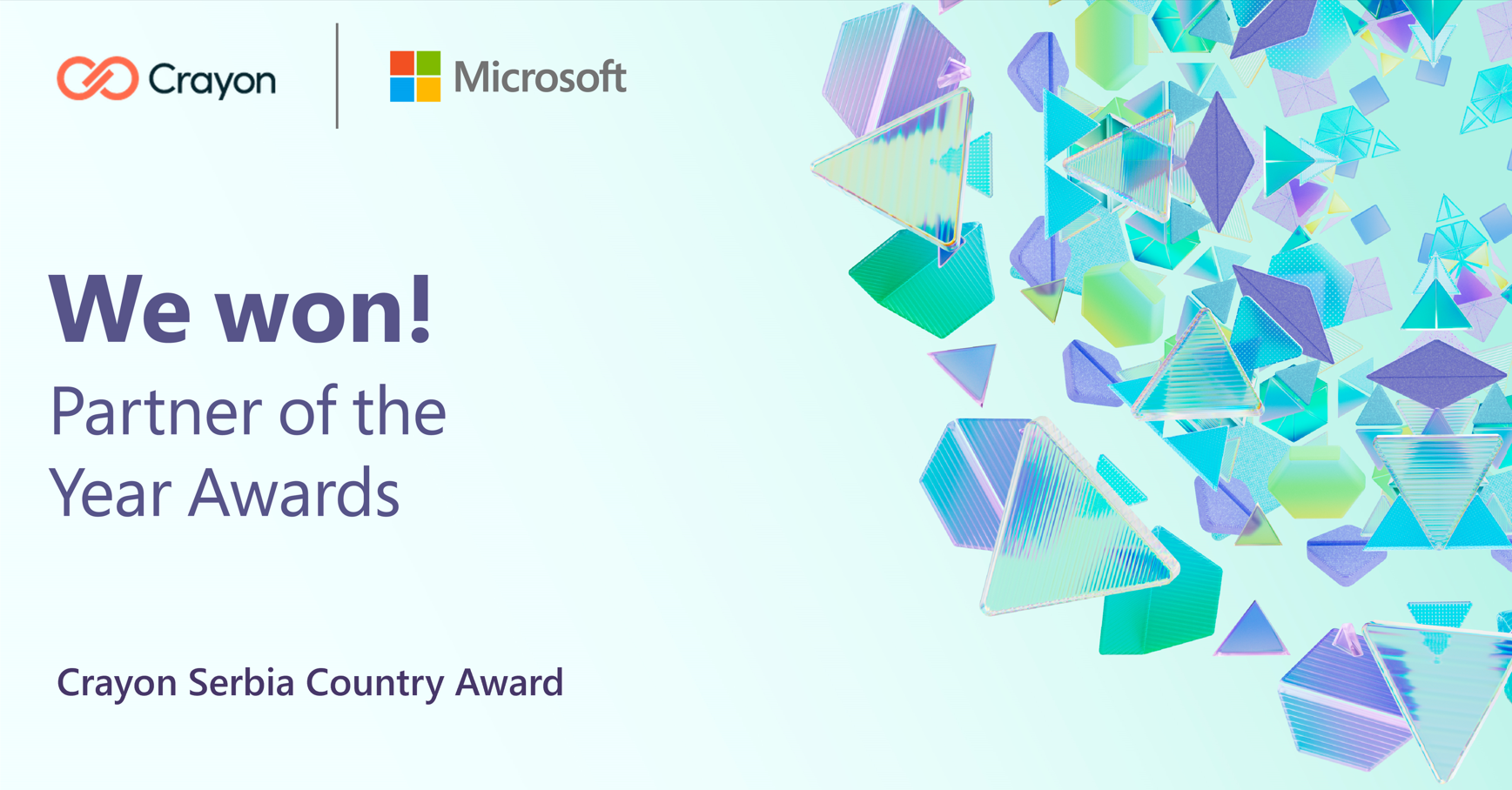 Crayon wins the 2024 Microsoft Serbia Partner of the Year award - Crayon